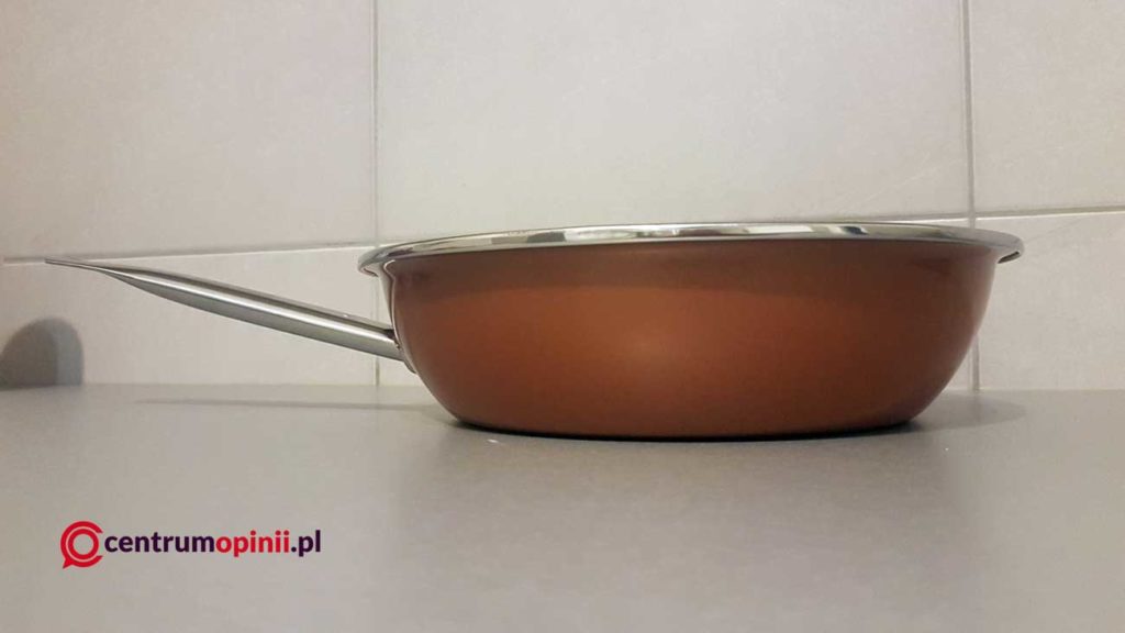 Patelnia kamienna Delimano Stone Legend CopperLUX opinie